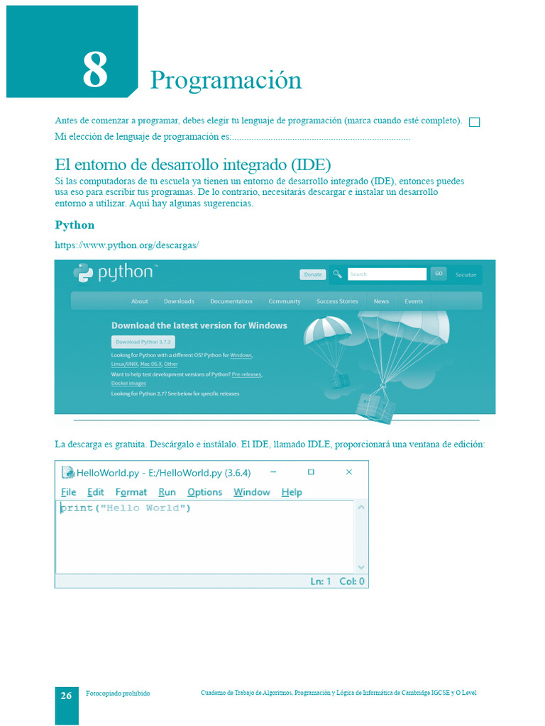 Capítulo 8 Programación WB | PDF | Entorno de desarrollo integrado ...