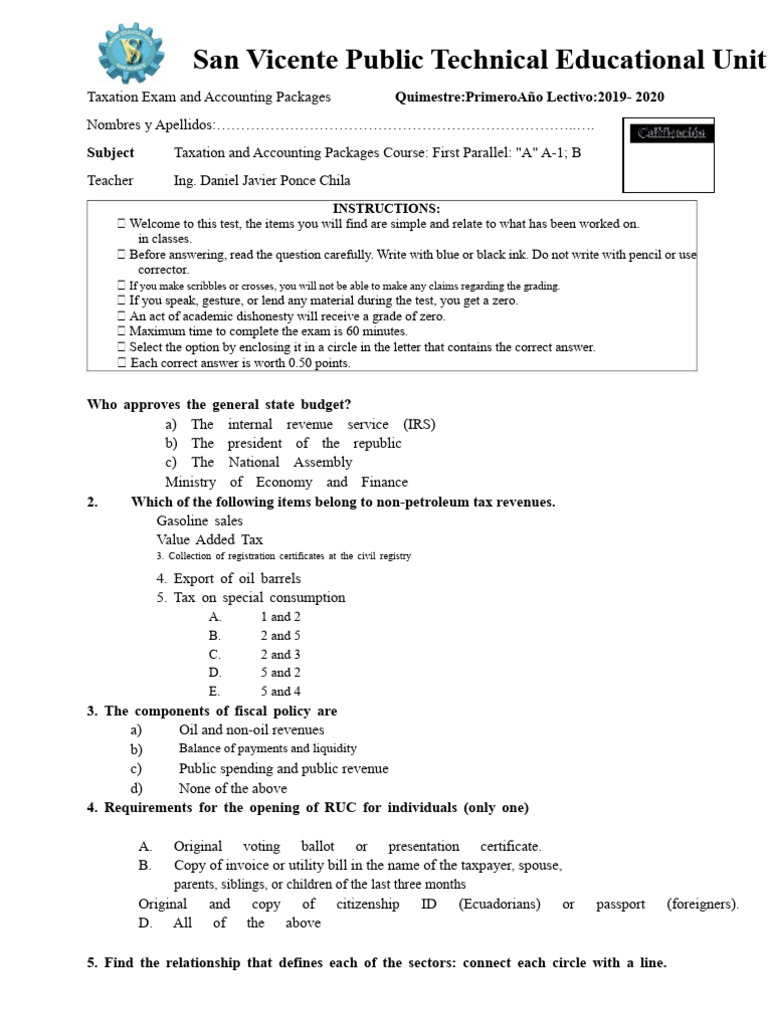 First Accounting and Tax Packages | PDF | Taxes | Receipt