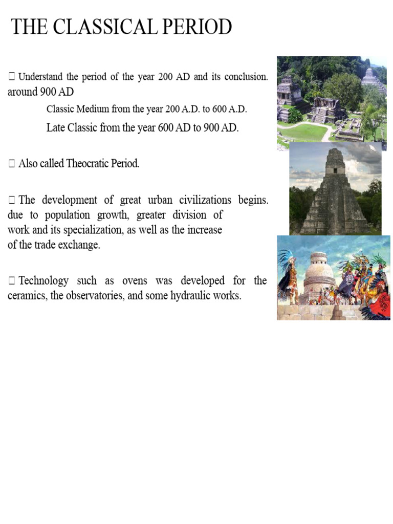 Overview of the Classical Period | PDF | Maya Civilization | Mesoamerica