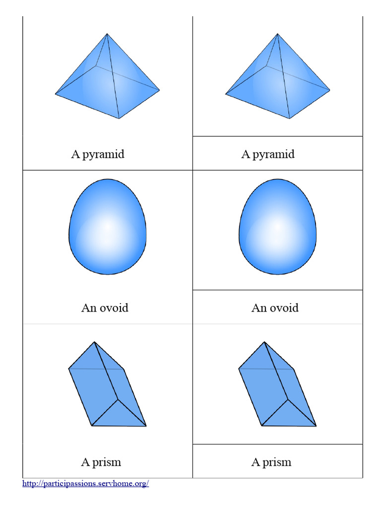 Montessori geometry nomenclature | PDF | Triangle | Tetrahedron