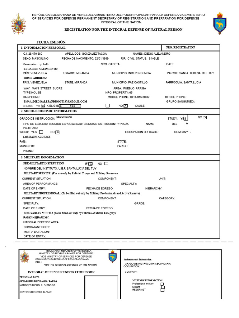 Integral Defense Registration Guide | PDF | Identity Document | Nation