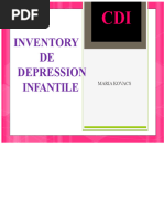 Interpreting Child Depression Inventory Scores | PDF | Medical ...