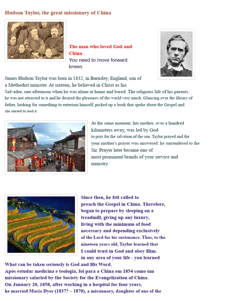 ENCYCLOPEDIA OF FAITH_ Hudson Taylor, the Great Missionary of China ...