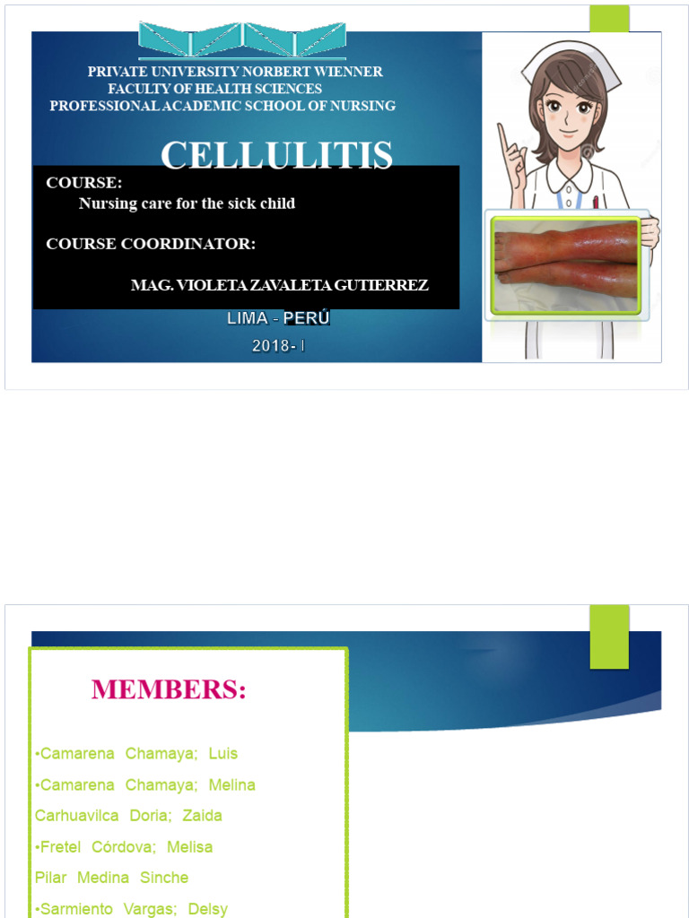 Nursing Care for Cellulitis in Children | PDF | Pain | Infection