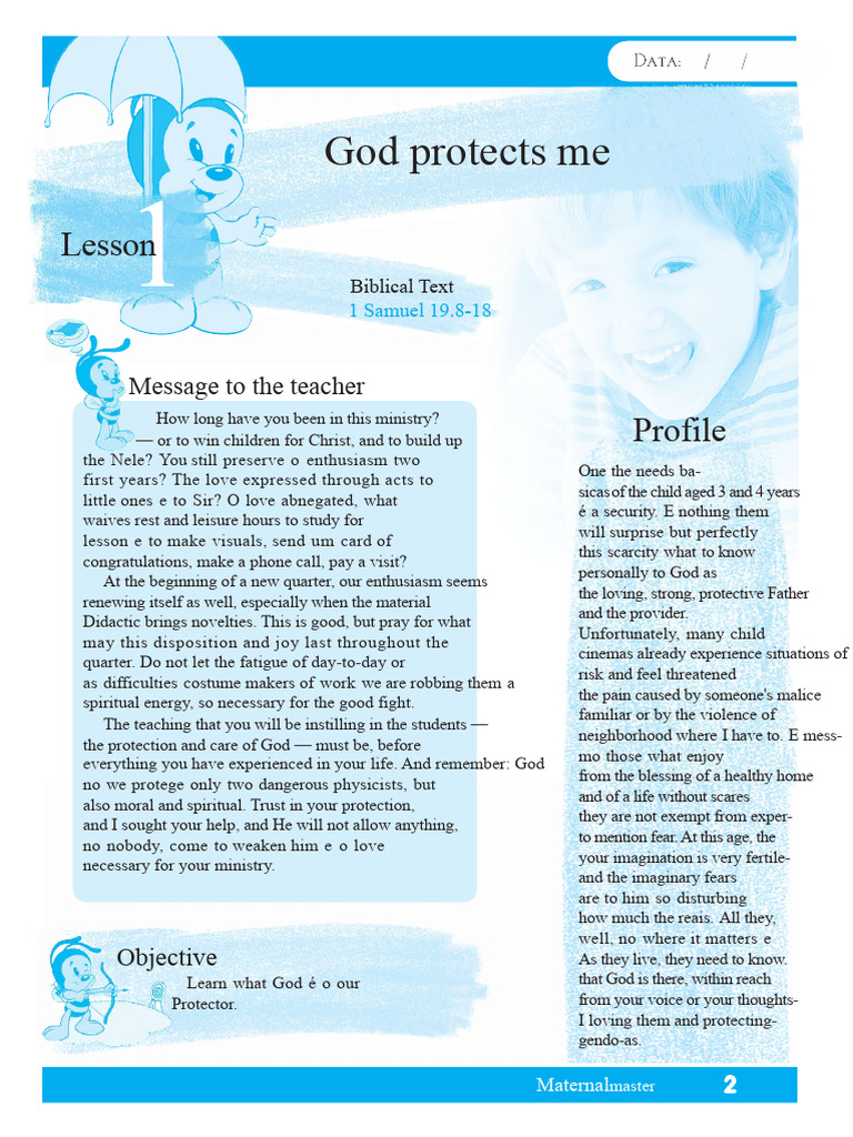 God's Protection for Children in Ministry | PDF | David