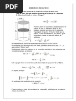 Cálculo de Volume em Tanques Cilíndricos | PDF