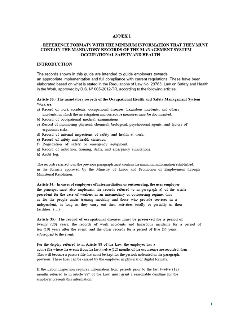 13.1 RM 050 2013 Reference Formats | PDF | Occupational Safety And ...
