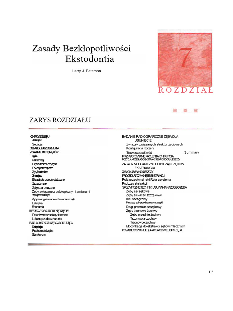 7 Zasad Prostego Usuwania Zębów | PDF