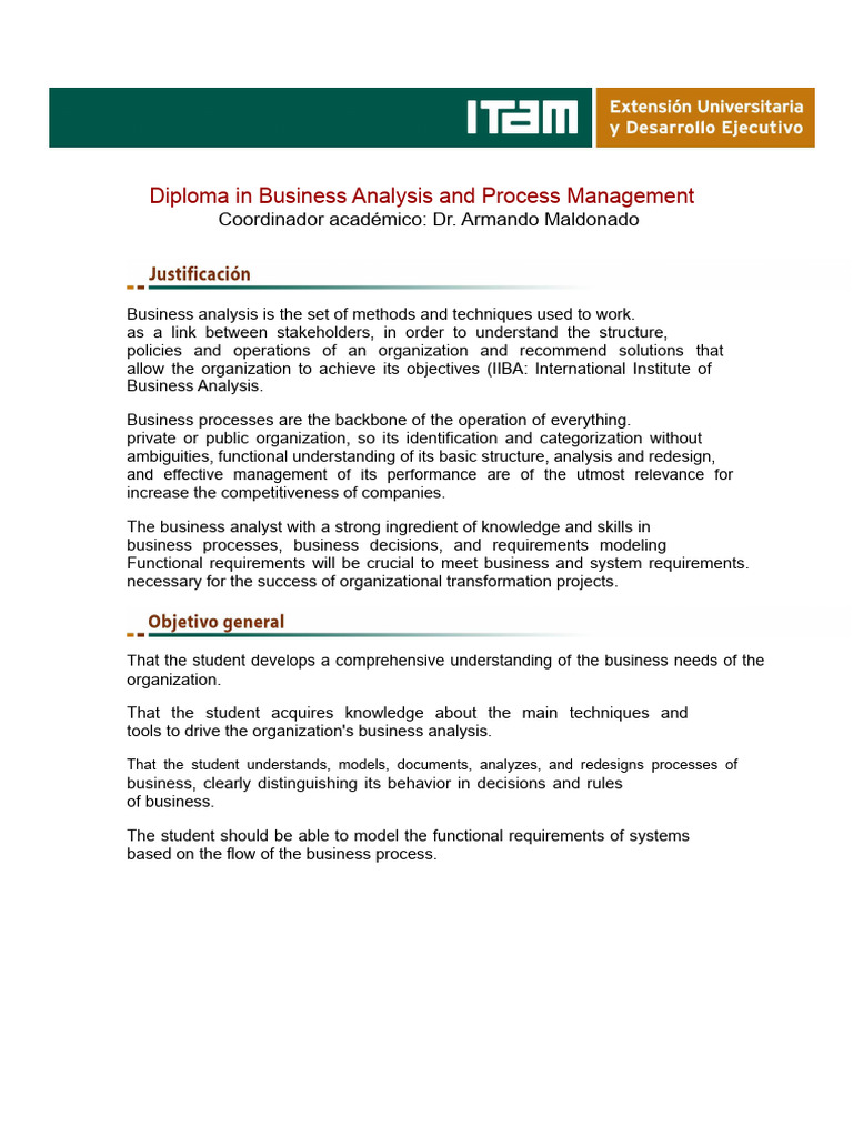 Business Analysis | PDF | Business Analysis | Business Process