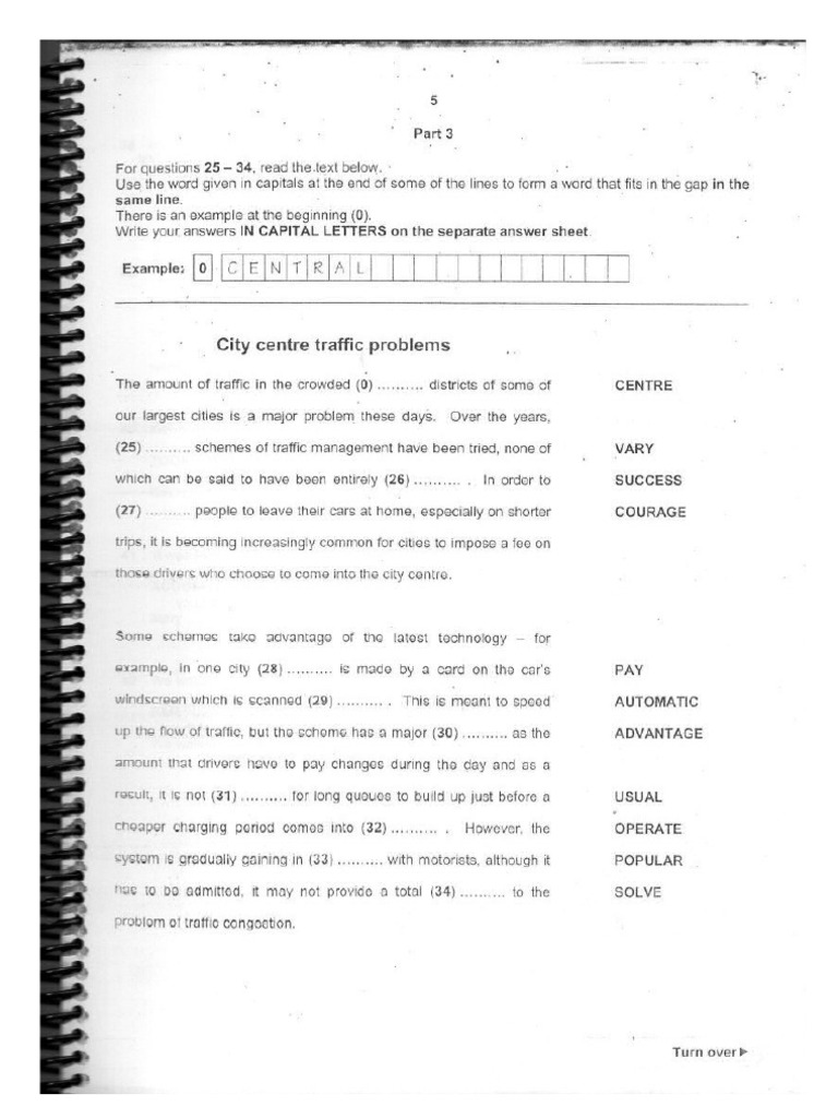 Grammar Review FCE | PDF