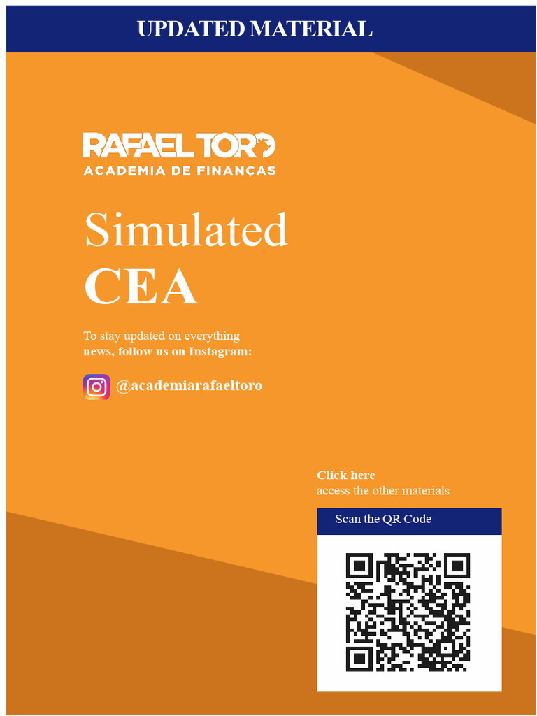 Updated CEA Simulation 2024 | PDF | Repurchase Agreement | Bonds (Finance)