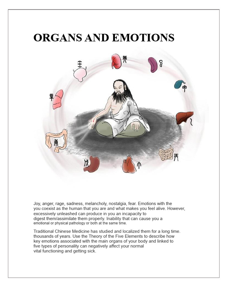 Organs and Emotions | PDF | Emotions | Anger