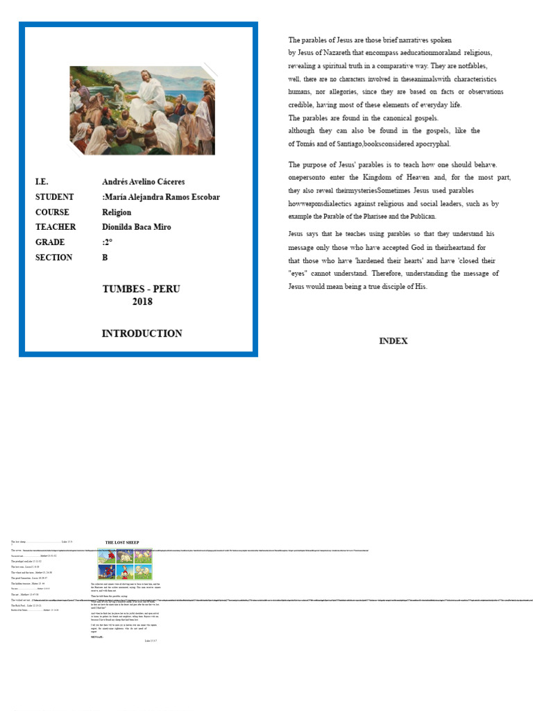 Album of The Parables of Jesus | PDF | Parables Of Jesus | Religious ...
