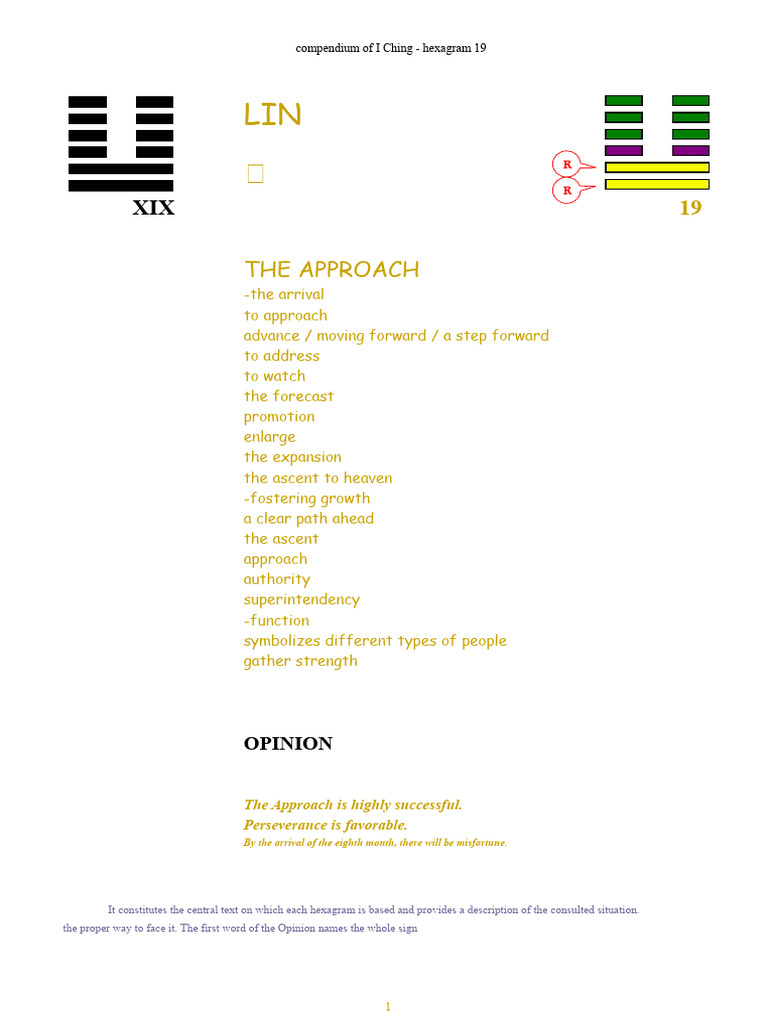 Hexagram 19 | PDF