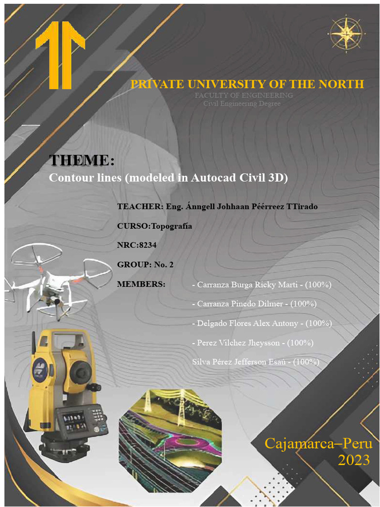 report - Contour_lines_(modeling_in_Autocad_Civil_3D)[1] | PDF ...