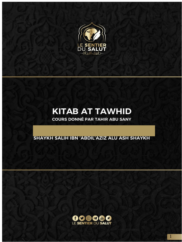 Course-1-The-Entire-Quran-is-Tawhid-Book-of-Tawhid-1 | PDF | Tawhid ...
