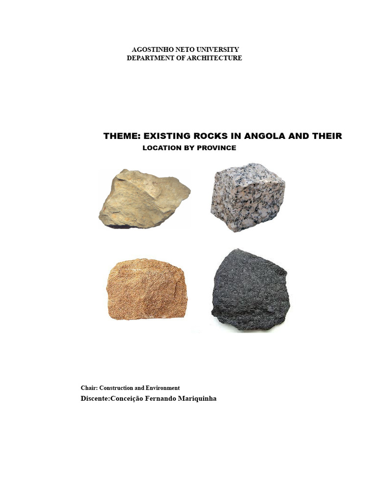 The geology in Angola is subdivided into regional units. | PDF | Rock ...
