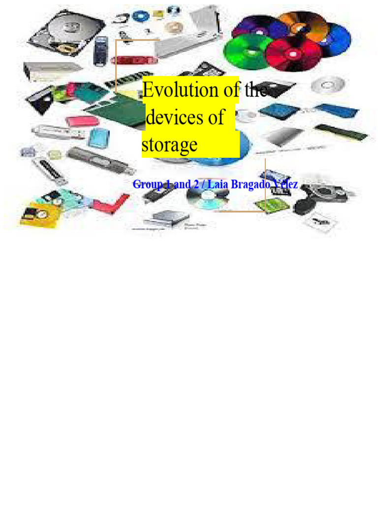 Evolution of Storage Devices | PDF | Computer Data Storage | Dvd