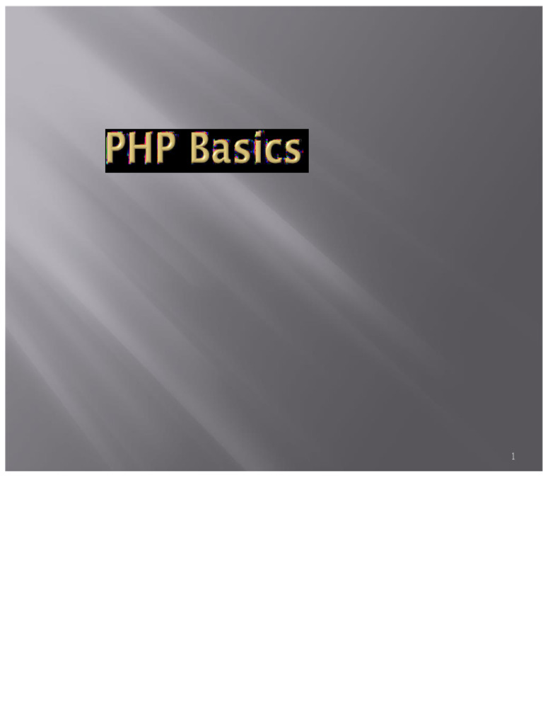 Diapositivas de PHP | PDF | Php | Redes