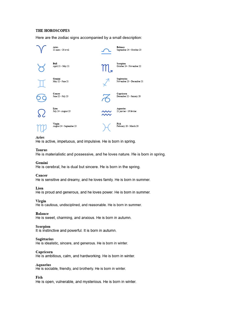 The Horoscopes | PDF | Grammatical Gender | Divination
