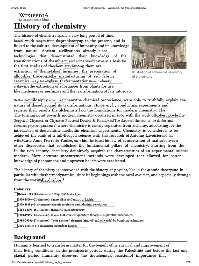 History of chemistry | PDF | Alchemy | Chemistry