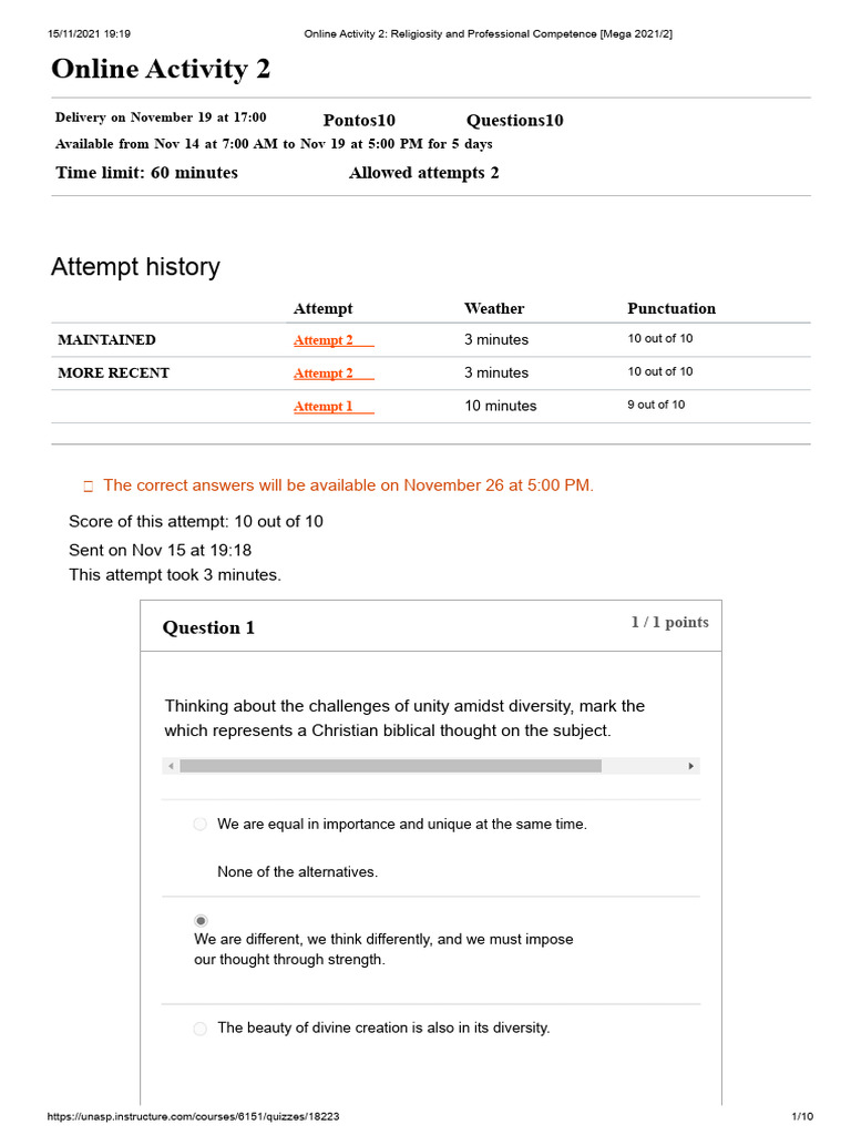 Religion Answers Activity 2 | PDF | Jesus | Disciple (Christianity)