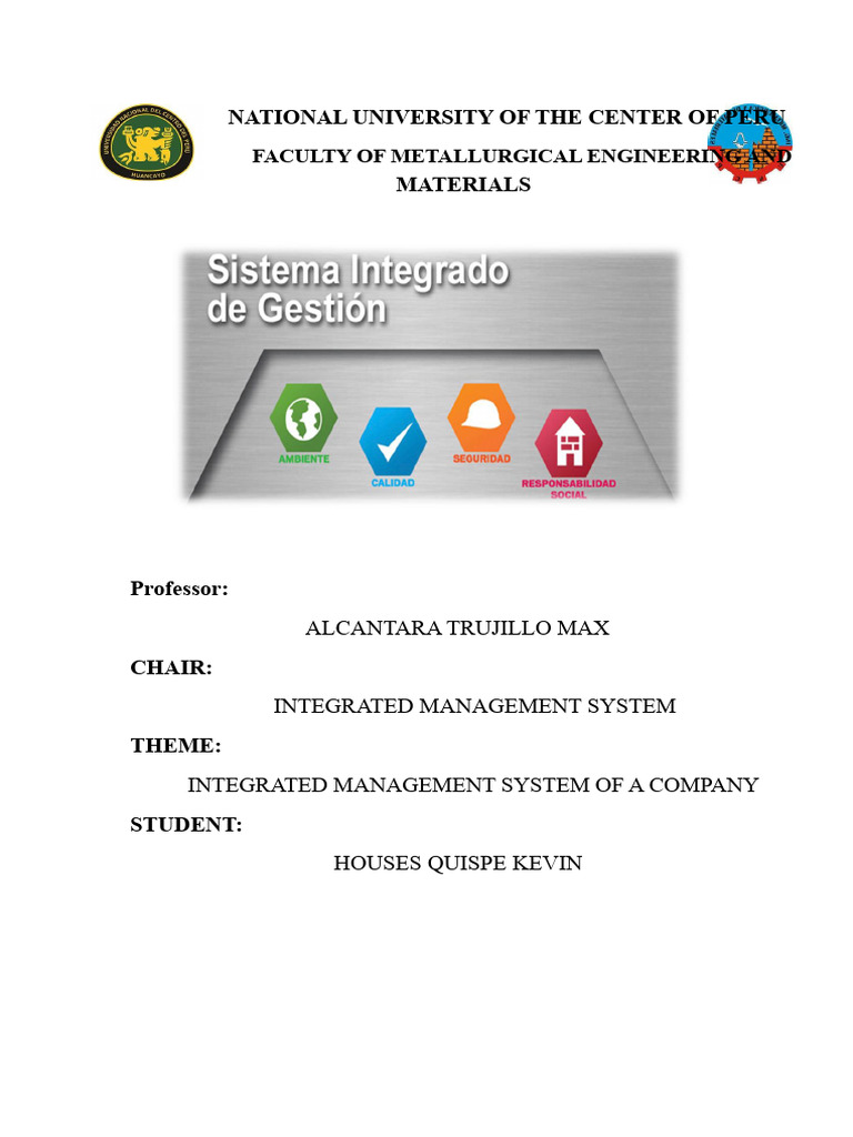 Integrated Management System | PDF | Economies | Business