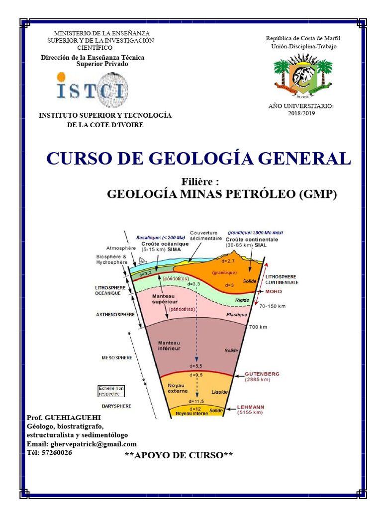 Geología General: Estructura y Procesos Terrestres | PDF | Sistema ...