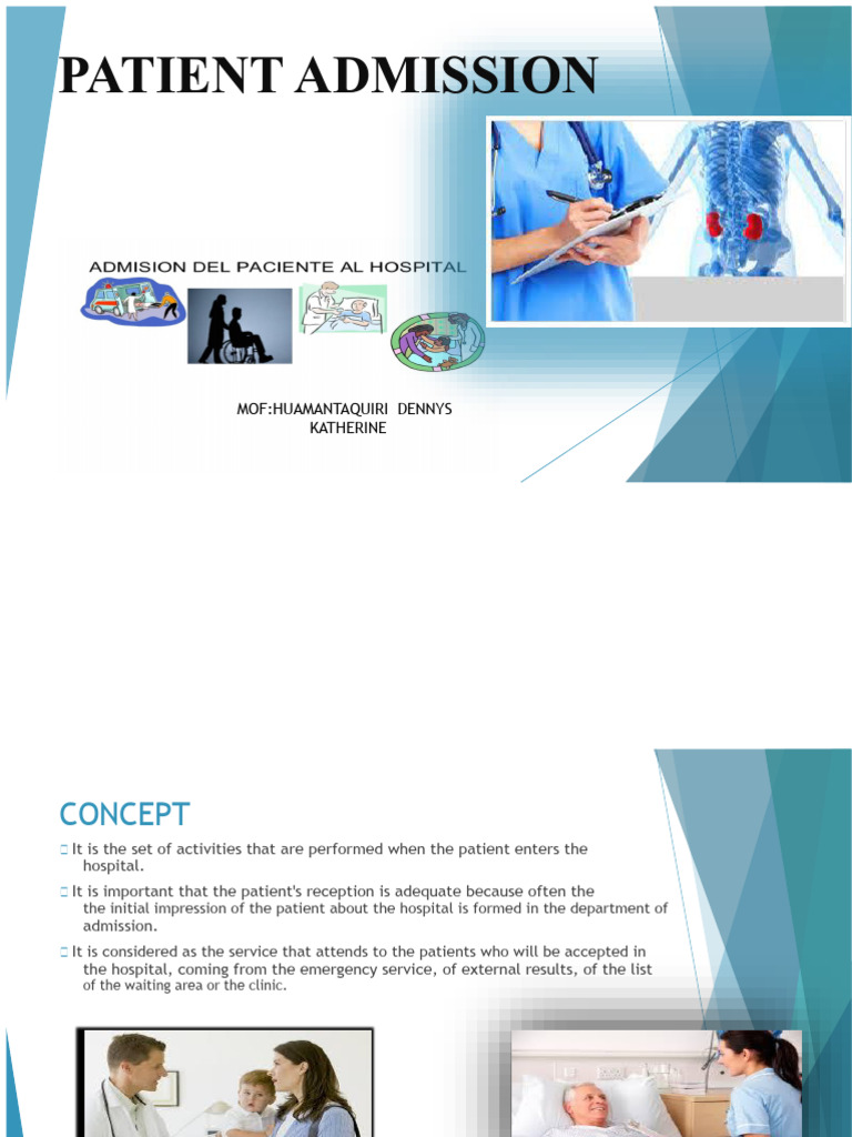 PATIENT ADMISSION | PDF | Patient | Hospital