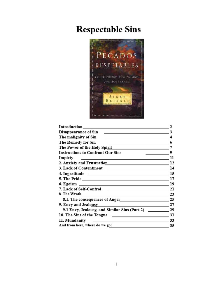 Respectable Sins | PDF | Jesus | Paul The Apostle