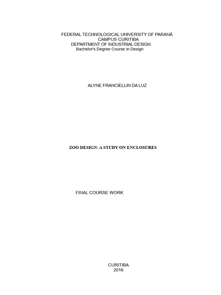 Zoo Design: Enclosure Study Insights | PDF | Zoo | Methodology
