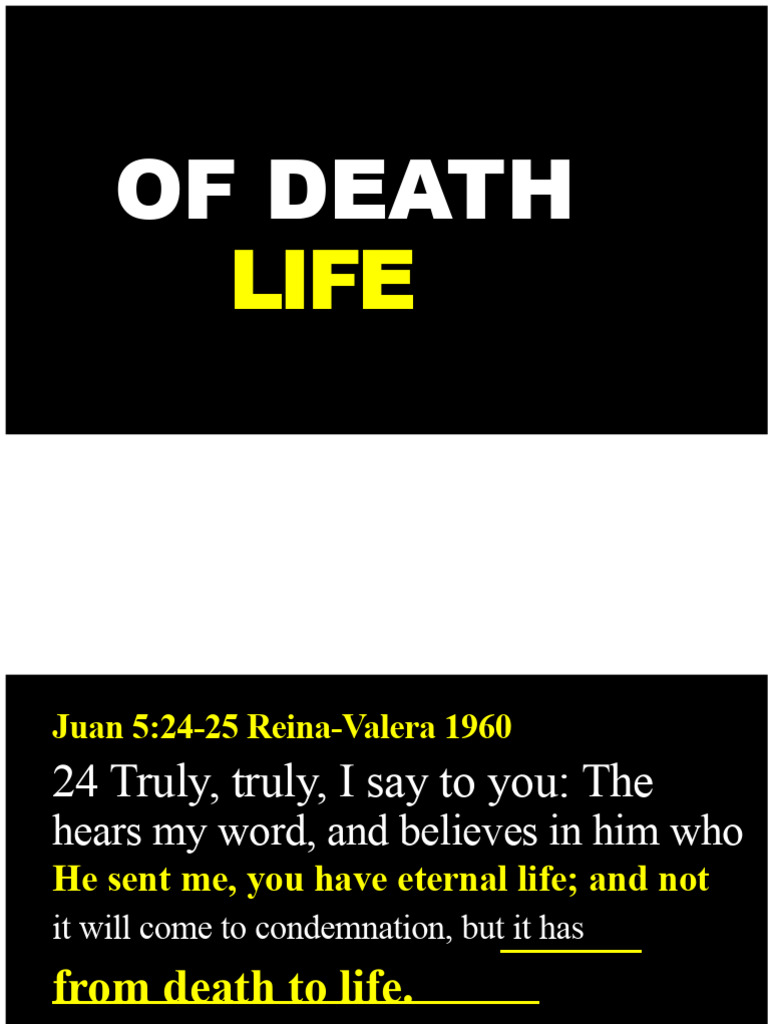 FROM DEATH TO LIFE | PDF | Eternal Life (Christianity) | Abrahamic ...