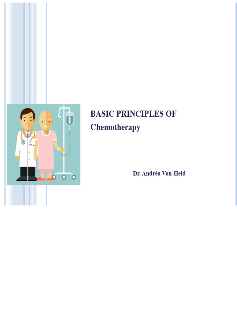 04 Basic Principles of Chemotherapy | PDF | Chemotherapy | Therapy