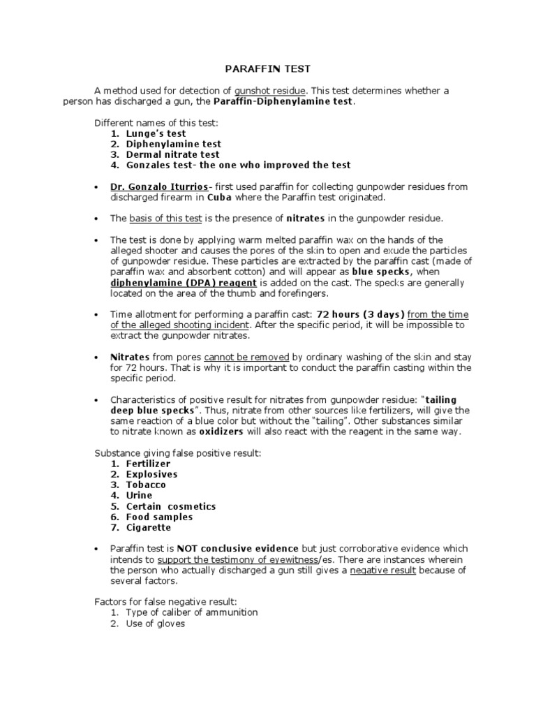 Paraffin Test | PDF | Wax | Chemical Substances