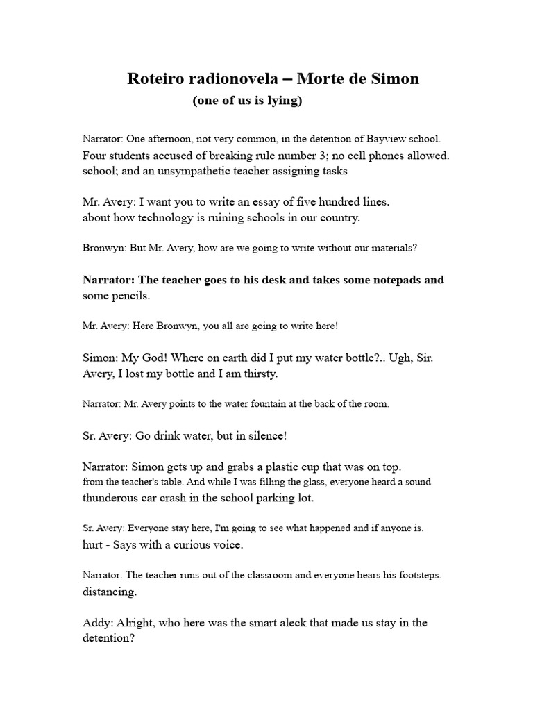 Radio drama script 1 | PDF