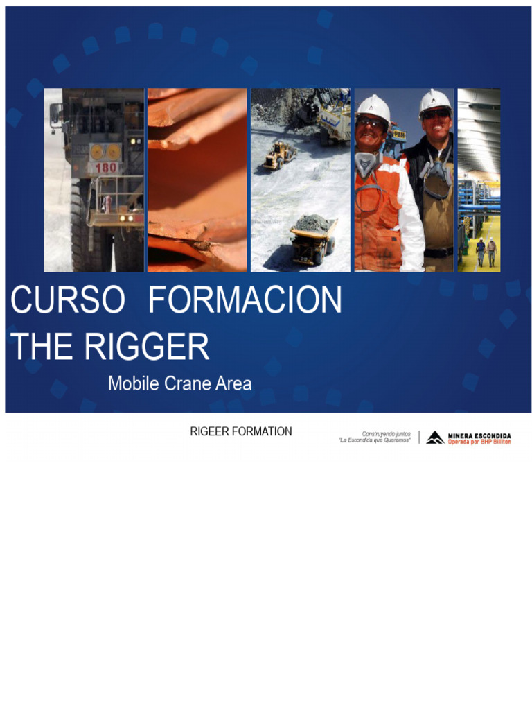 Rigger Training Course | PDF | Crane (Machine) | Hand