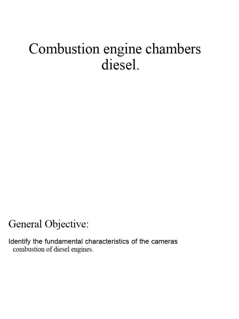Diesel Engine Combustion Chambers | PDF | Diesel Engine | Internal ...