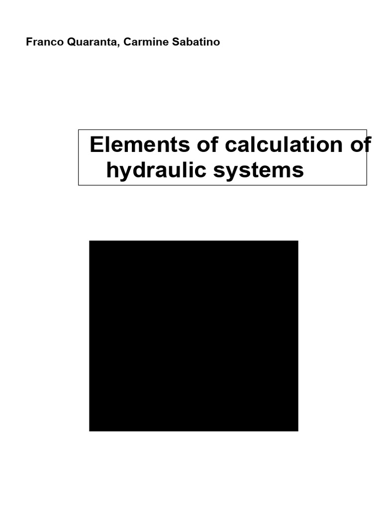 Calculation of Hydraulic System | PDF | Reynolds Number | Turbulence