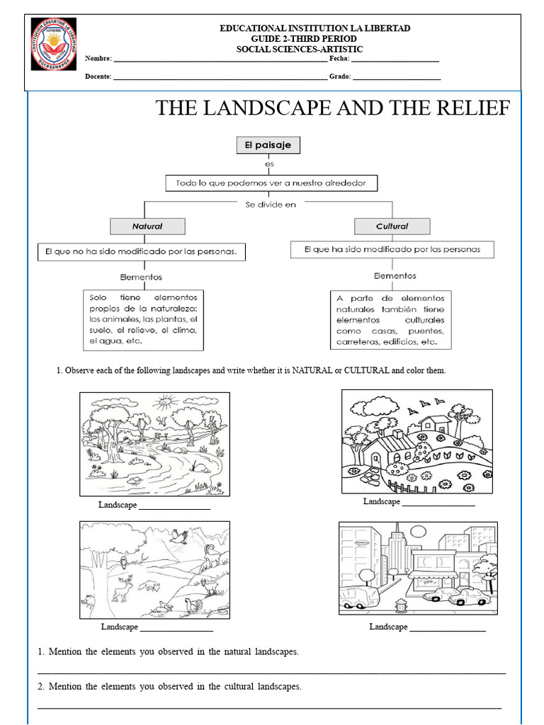 landscape and relief 4 | PDF | Mountains | Landscape