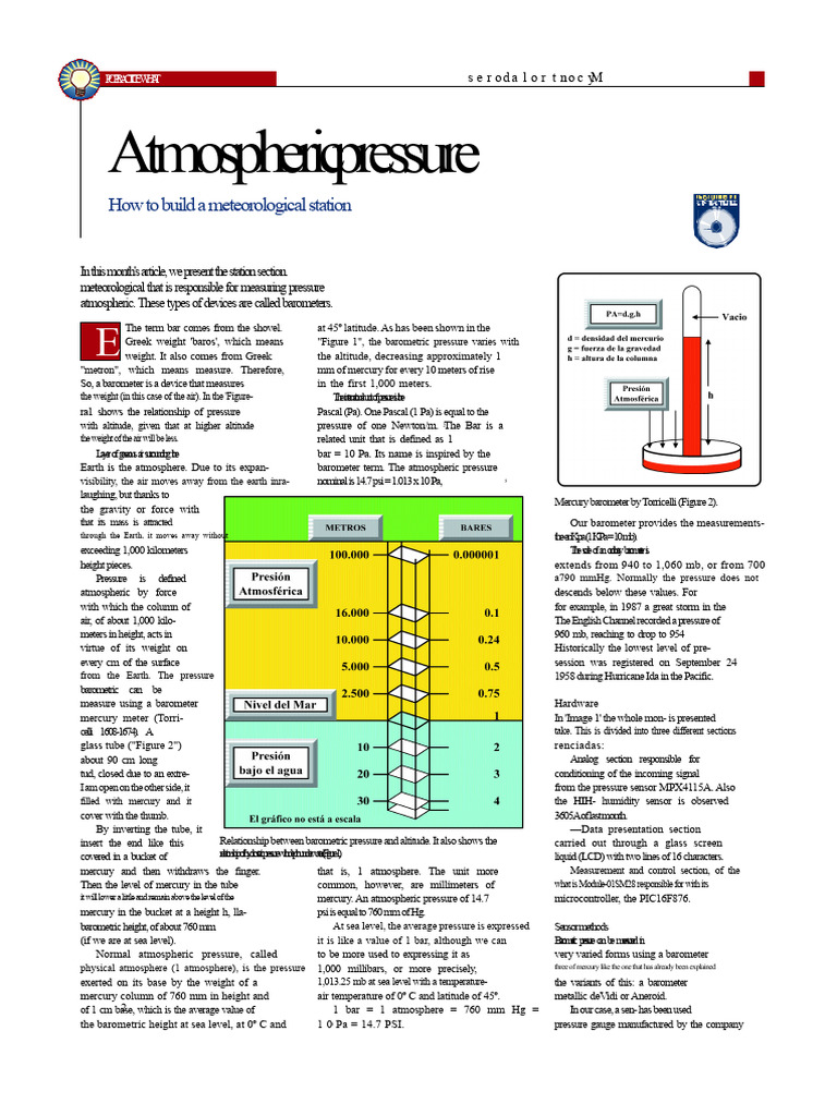Pressure Sensor Mpx4115 | PDF | Pressure Measurement | Pascal (Unit)