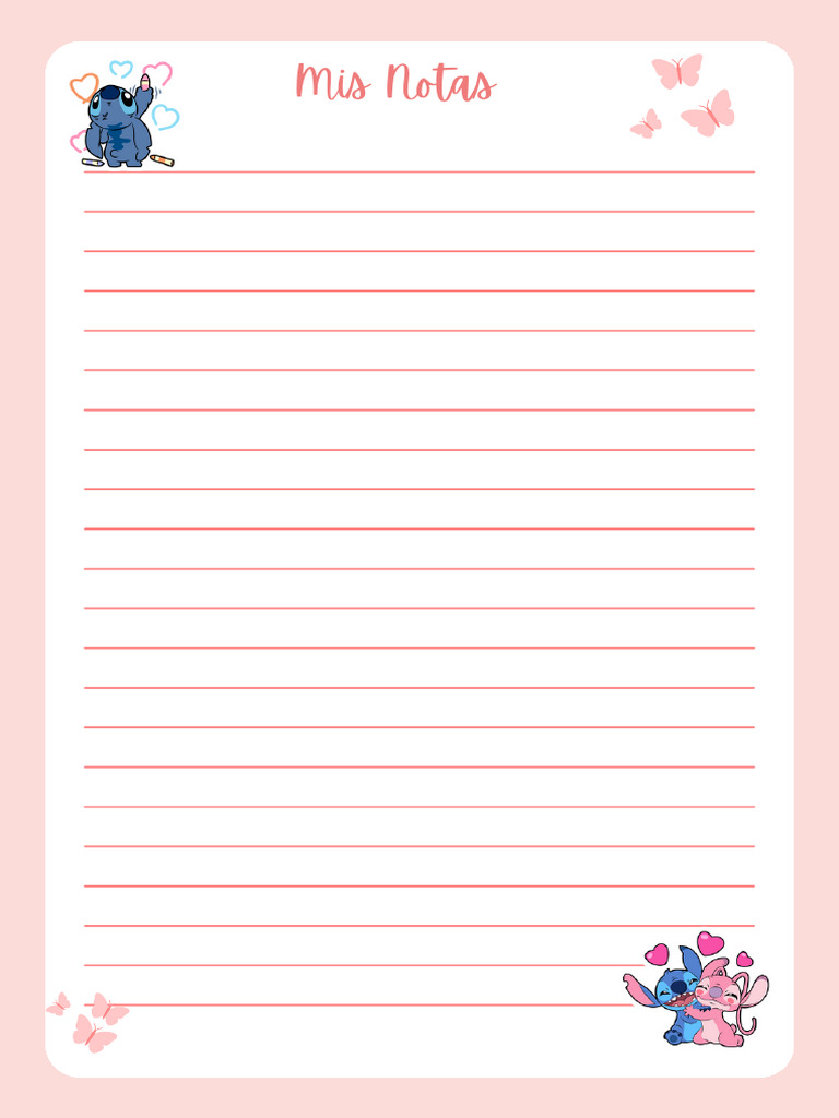 Hoja de Notas para Apuntes | PDF