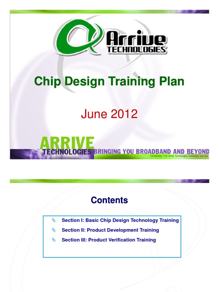 Chip Design Traning Plan V1.0 | PDF | Subroutine | Hardware Description ...