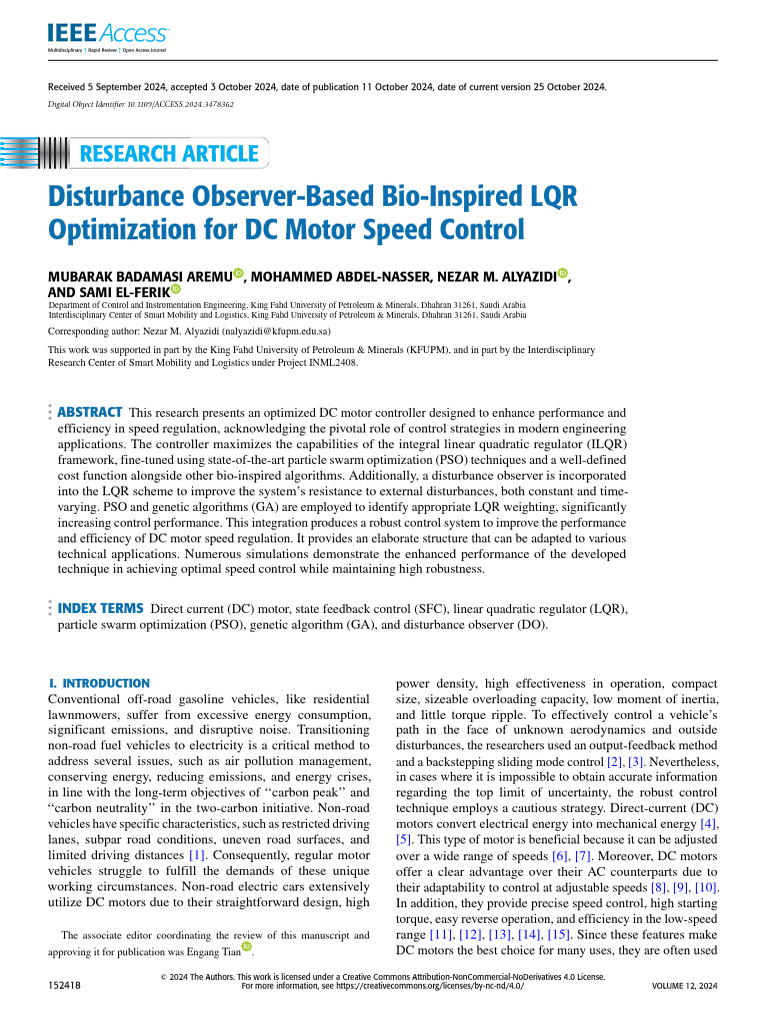 Disturbance_Observer-Based_Bio-Inspired_LQR_Optimization_for_DC_Motor_Speed_Control | PDF ...