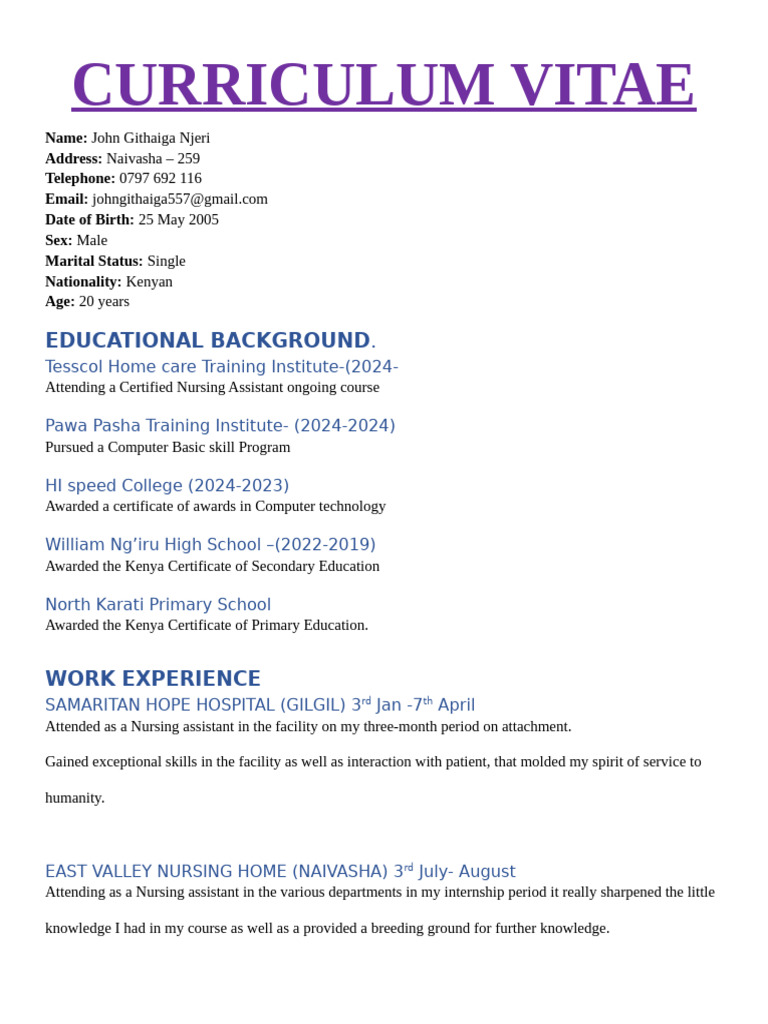 Document (1)John Cv 2025 R | PDF