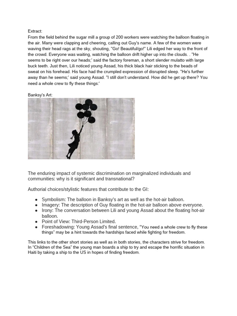 Linking A Wall of Fire Rising To Bansky | PDF