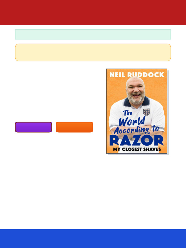 The World According To Razor My Closest Shaves Hardcover 1st Edition ...