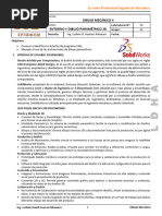 Modelado 3D de Tornillo en SolidWorks | PDF | Sistema coordinado ...