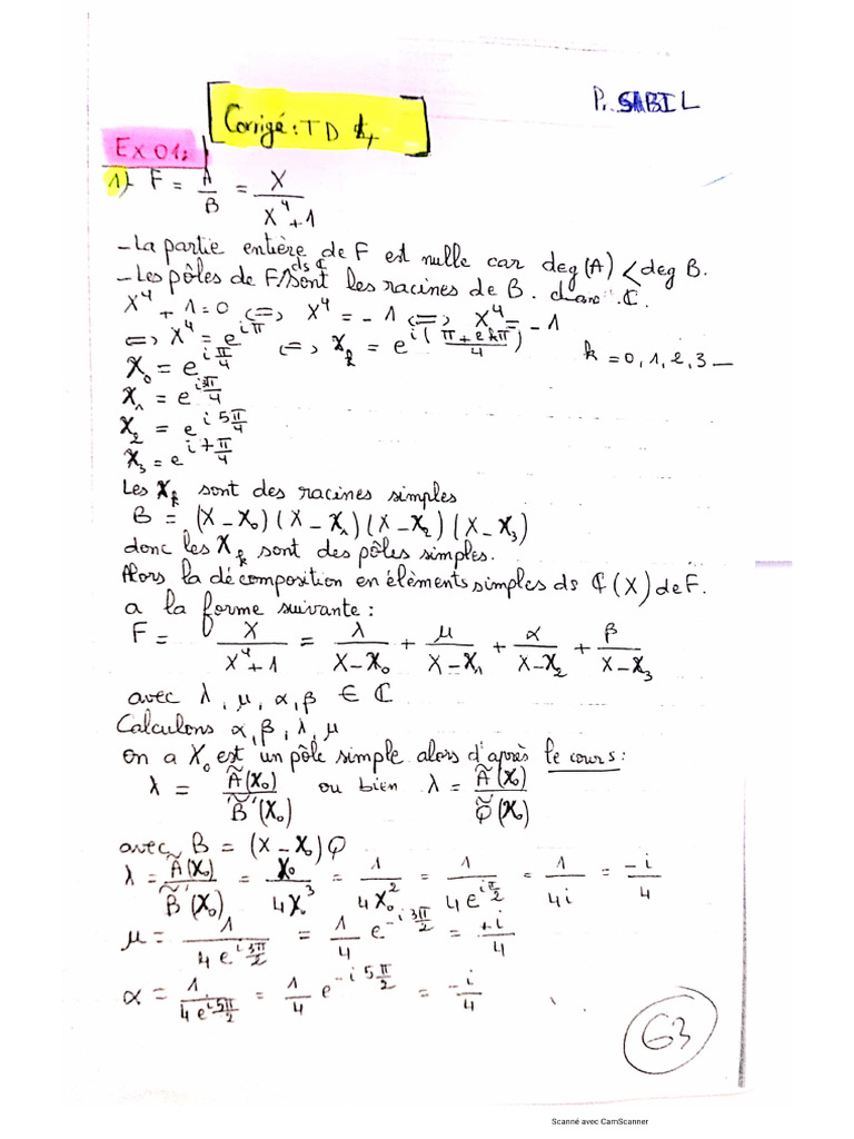 Corrigé All TD4 | PDF