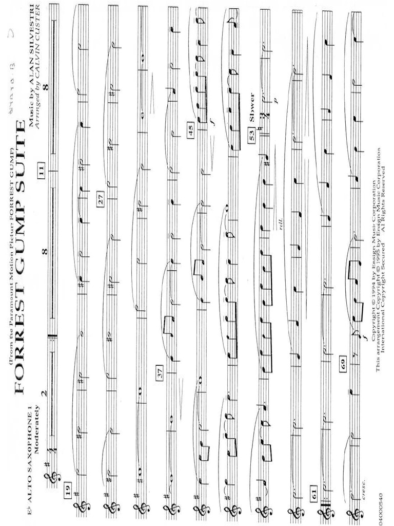 Forrest Gump Alto 1 | PDF