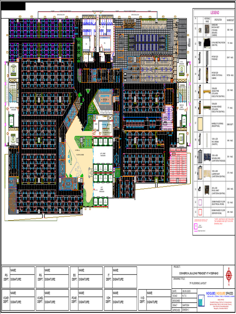 Flooring Layout - HMIE - Layout - 08-09-2025 | PDF